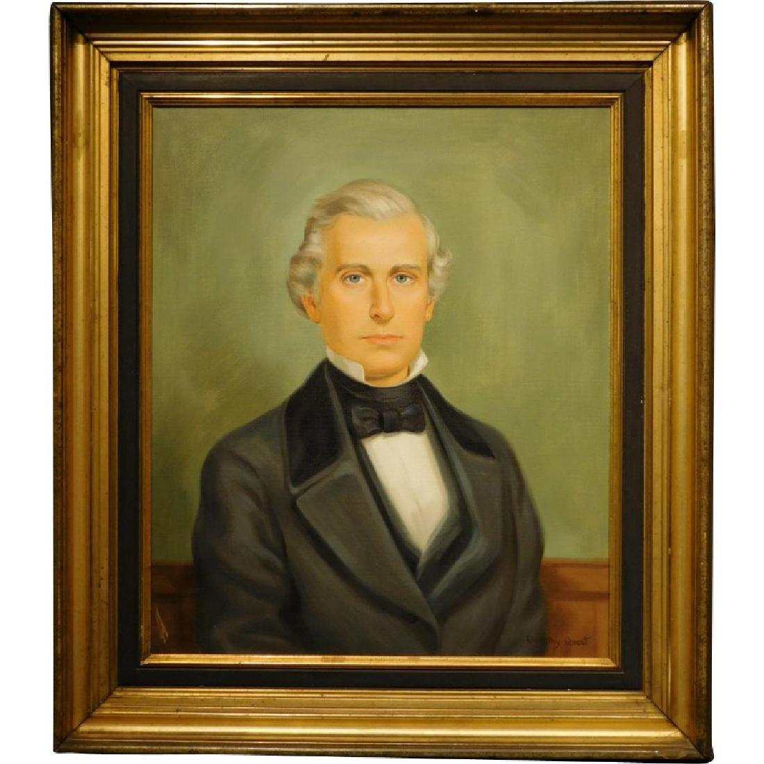 Portrait of a Quaker Gentleman, Oil painting by Dorothy