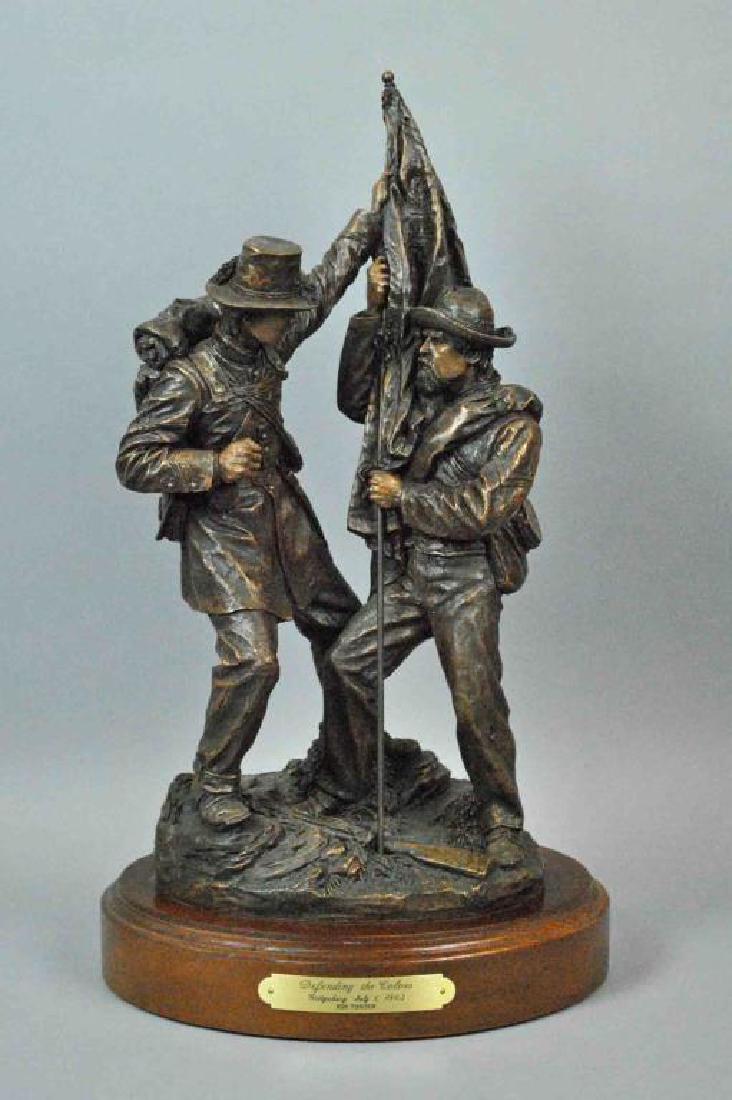 RON TUNISON BRONZED SCULPTURE-DEFENDING THE COLORS - Mar 29, 2018 ...
