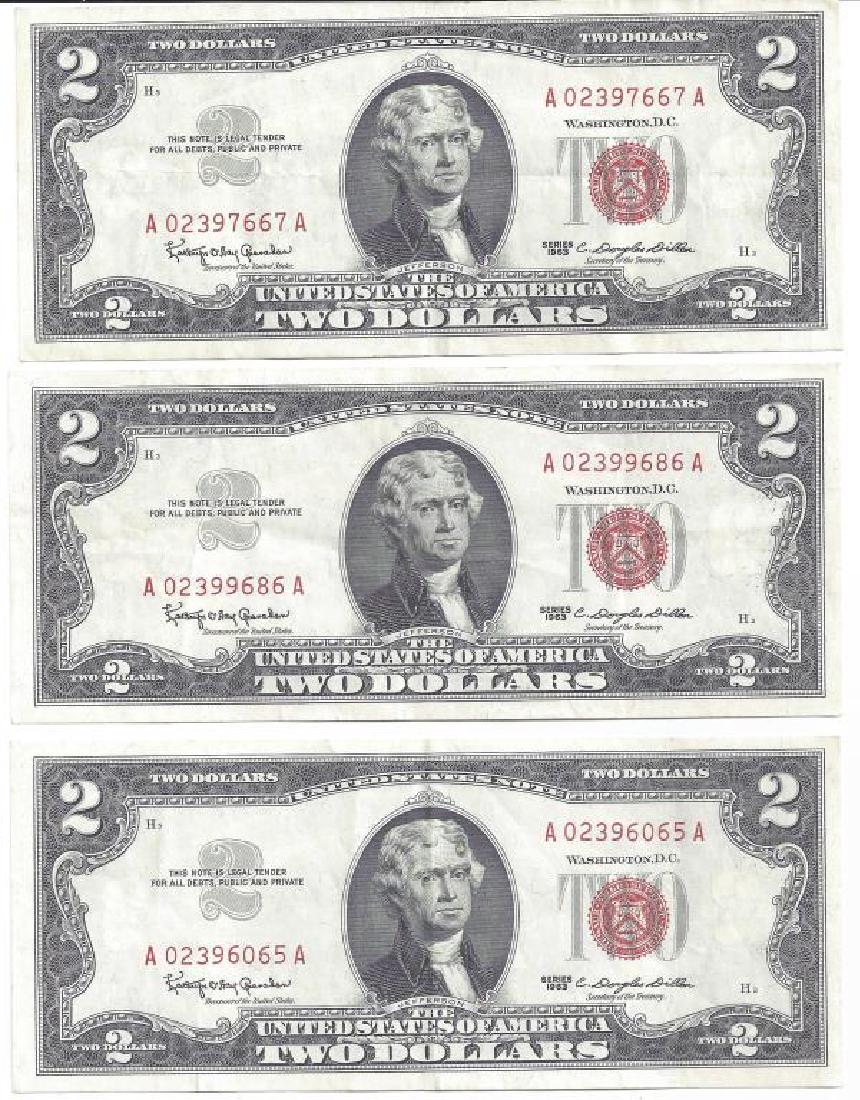 Group Of Collectible Us Currency Notes