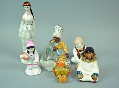 C. Alan Johnson Alaskan Figurine Storyteller