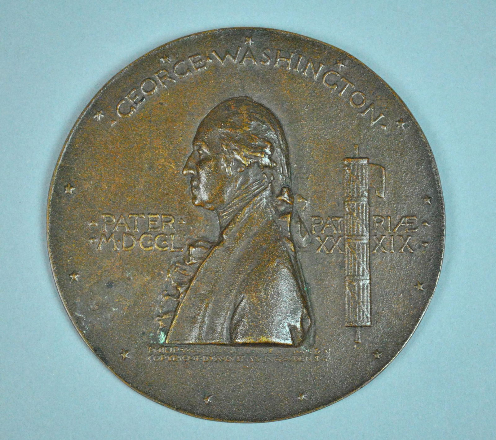 GEORGE WASHINGTON INAUGURAL CENTENNIAL MEDAL - Apr 09, 2020 | Leighton ...