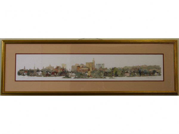 Leonard Weber Townscape, White Plains, New York