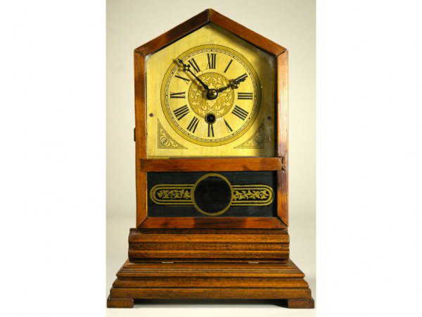 165: HAC GERMAN CATHEDRAL-FORM MANTLE CLOCK