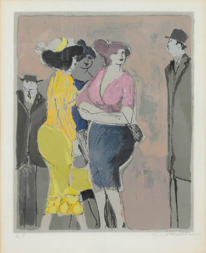 DAVID SCHNEUER SERIGRAPH - UNTITLED (#0093) on Oct 21, 2021 | Leighton ...