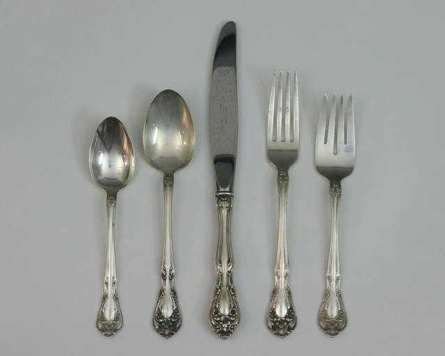 (54) Piece Alvin Sterling Flatware Service