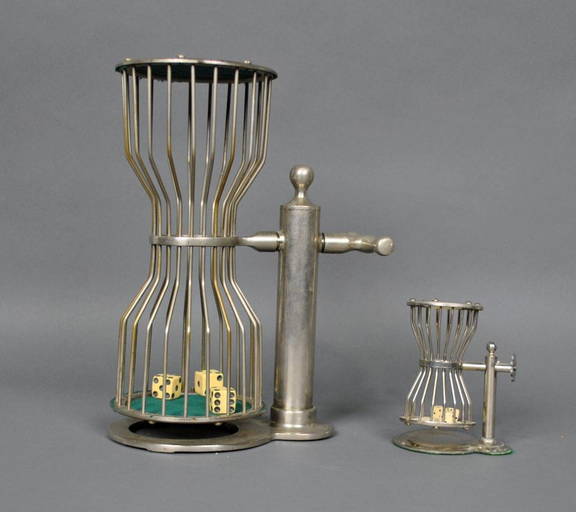 2 Vintage Chuck A Luck Dice Cages