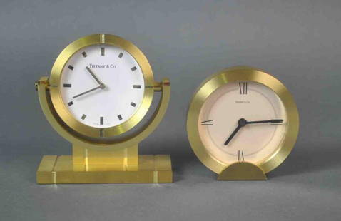 Tiffany & Co. Brass "aviator" Alarm Clock