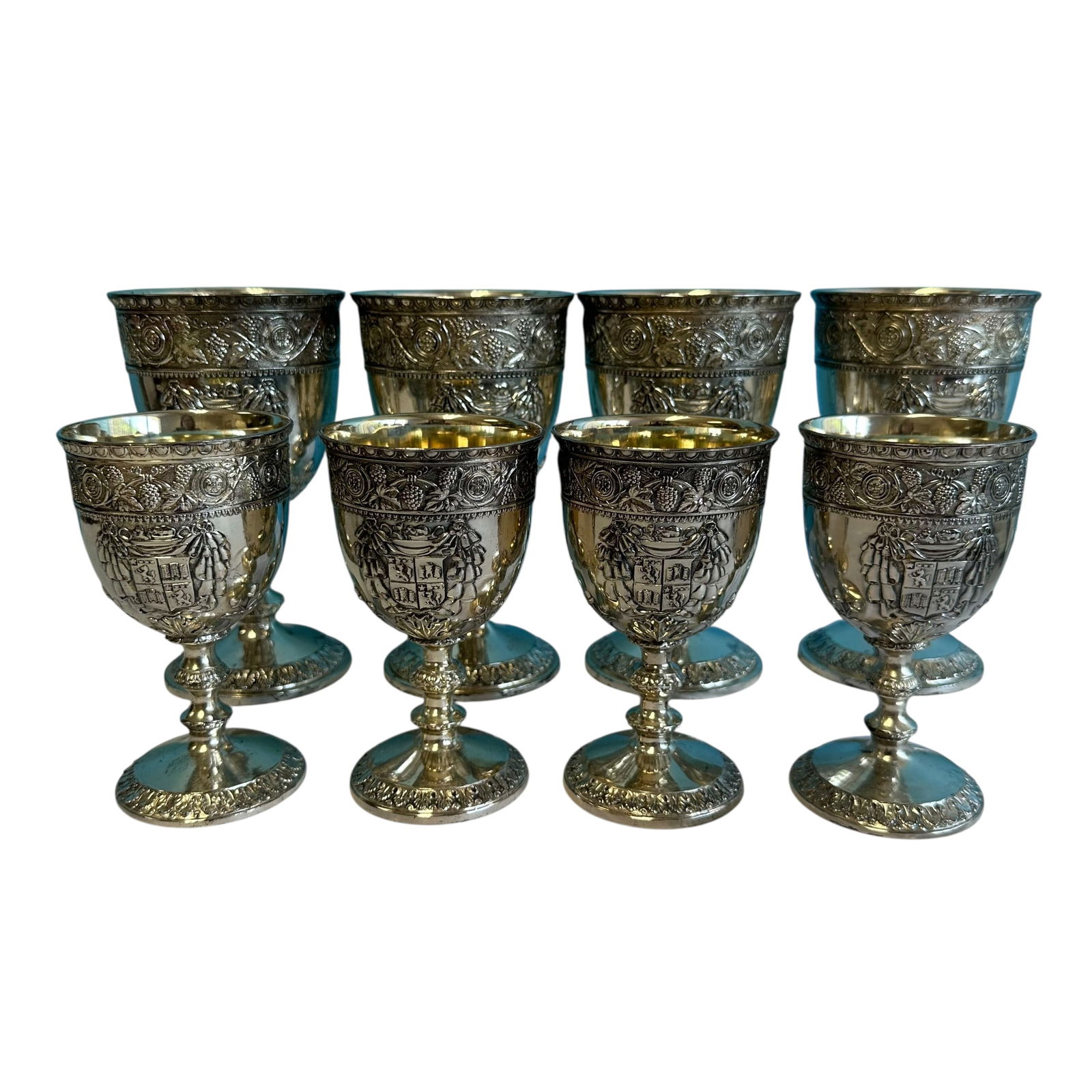 Corbell Silver Plate Water And Wine Goblets - Jul 22, 2025 | Lt Auction ...