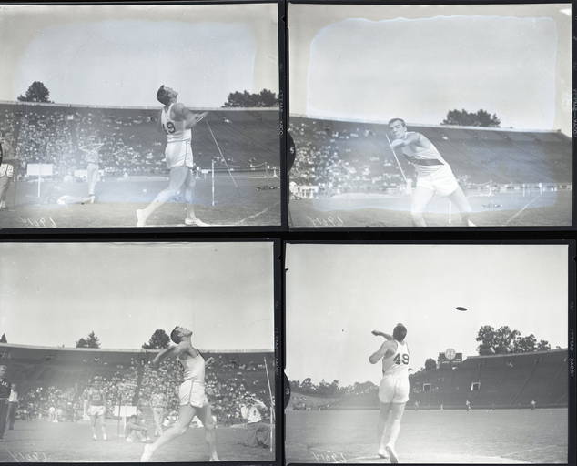 (4) 1952 Olympic Athlete Bob Mathias Original Negatives