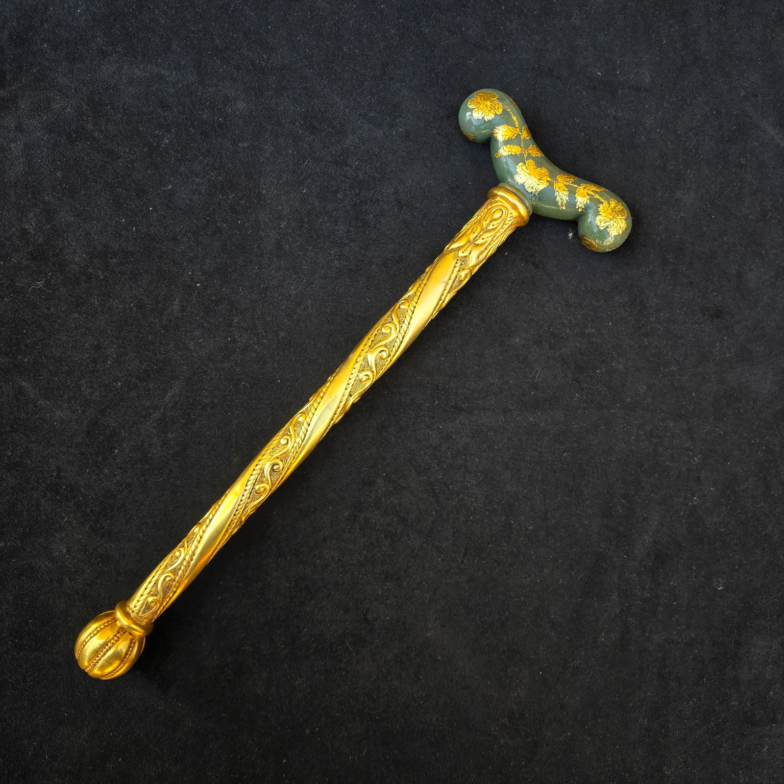 Islamic Dervish Sufi Jade Gold Gilt Zafar Takieh Auction