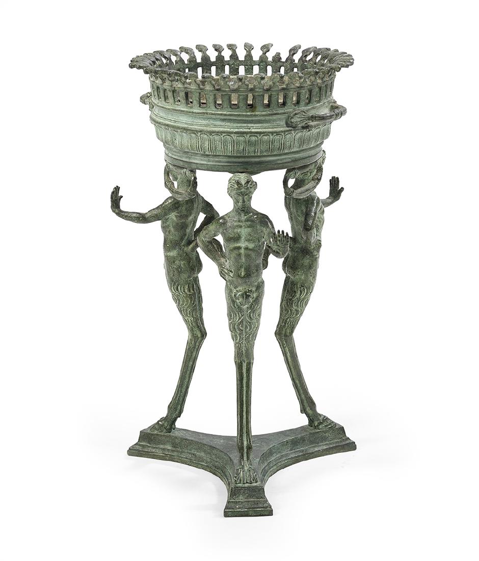 Italian Grand Tour Miniature Bronze Brazier