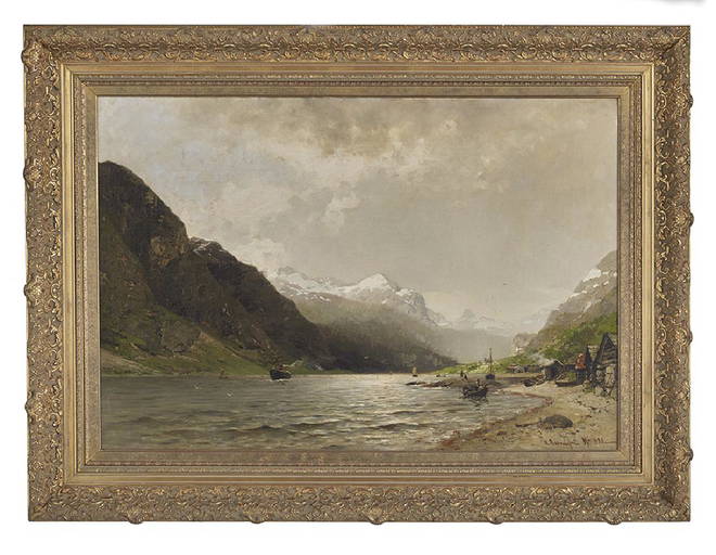 Georg Anton Rasmussen, (norwegian, 1842 1914)