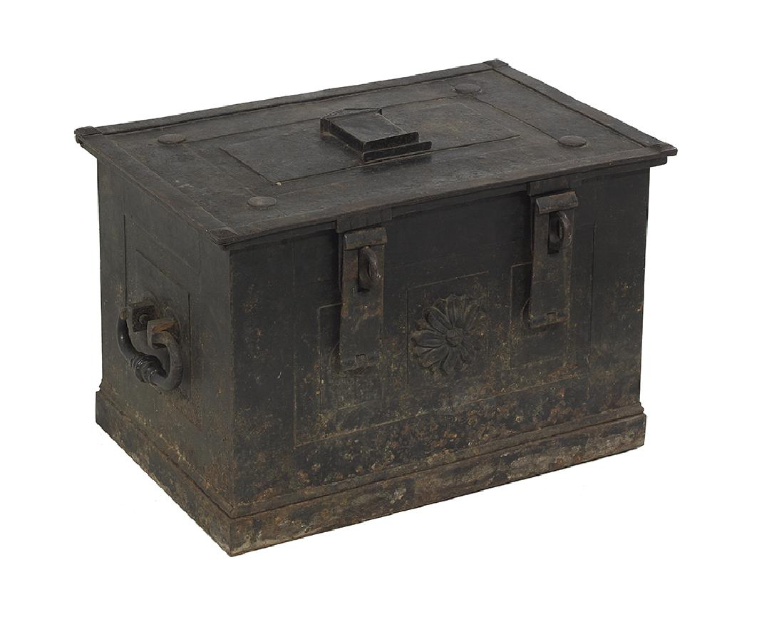 Cast Iron and Sheet Iron Strong Box
