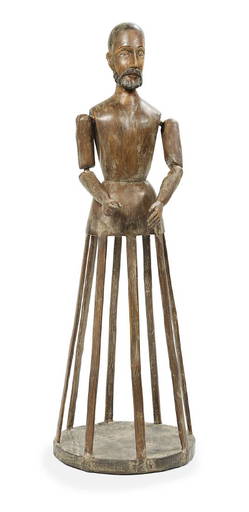 Latin American Cage Doll Depicting A Priest