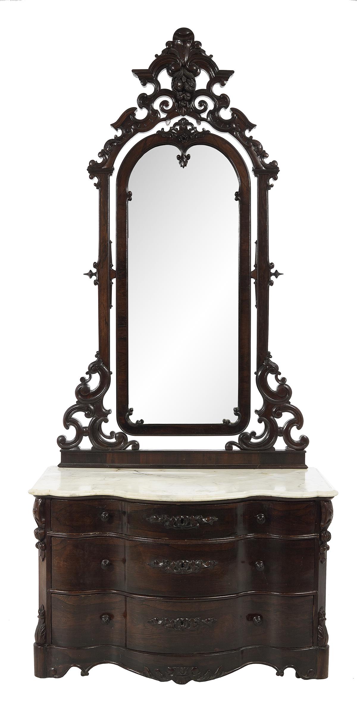 American Rococo Revival Rosewood Dresser - Oct 13, 2019 | New Orleans ...