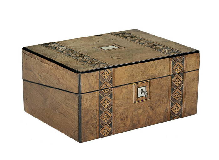 English Tunbridge Ware Writing Box