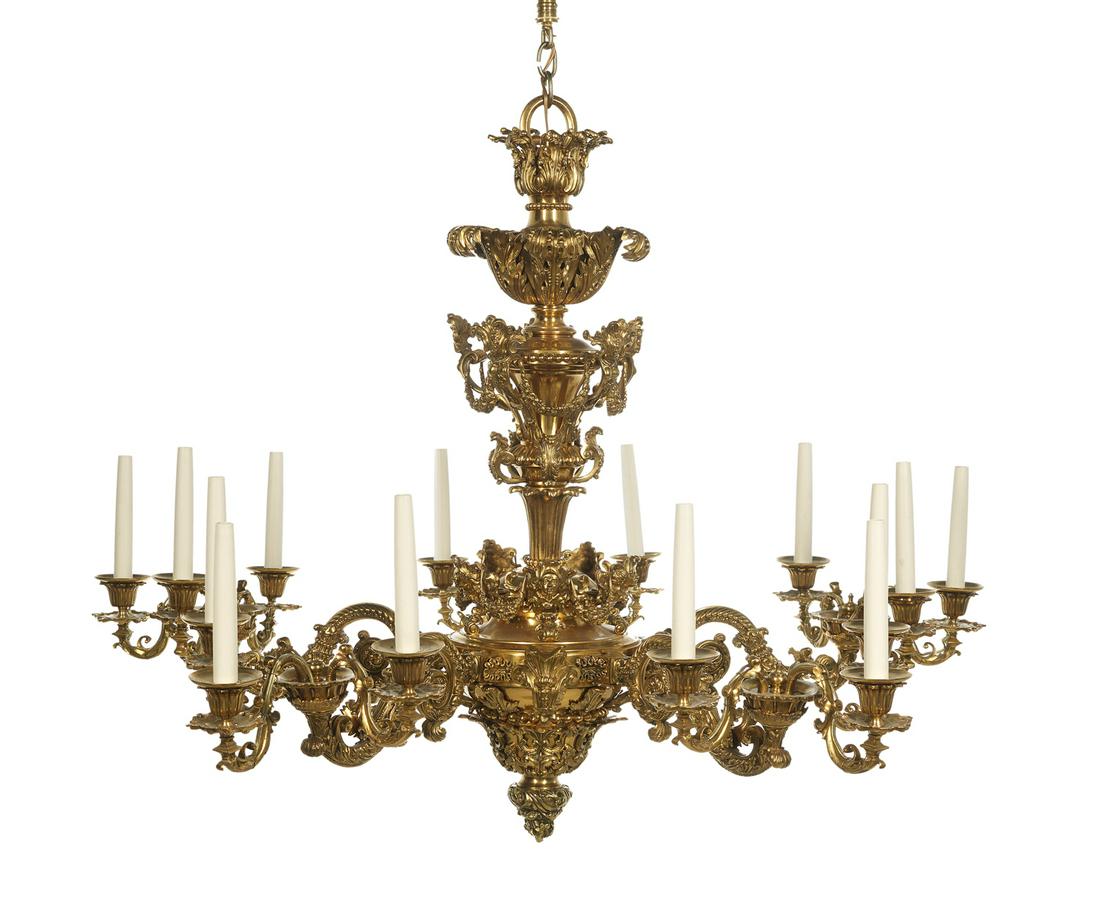 English Regency Bronze Argand Chandelier - Sep 26, 2020 | New Orleans ...