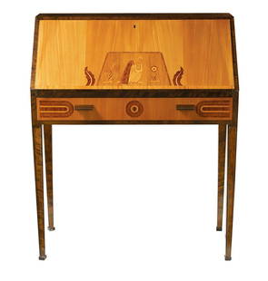Swedish Grace Movement Slant Lid Desk