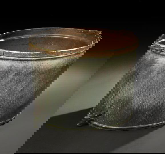 724: Large Copper Two-Handled Laundry Cauldron