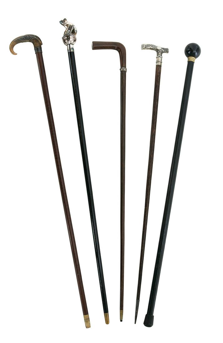Five Walking Sticks