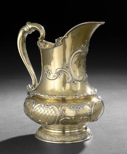 Tiffany & Co. Sterling Silver Gilt Water Pitcher
