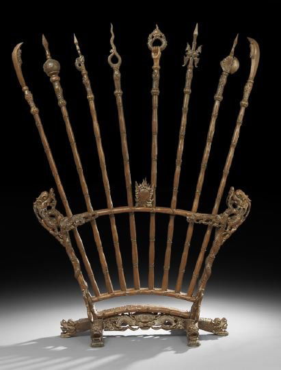 Chinese Rosewood Weapons Rack