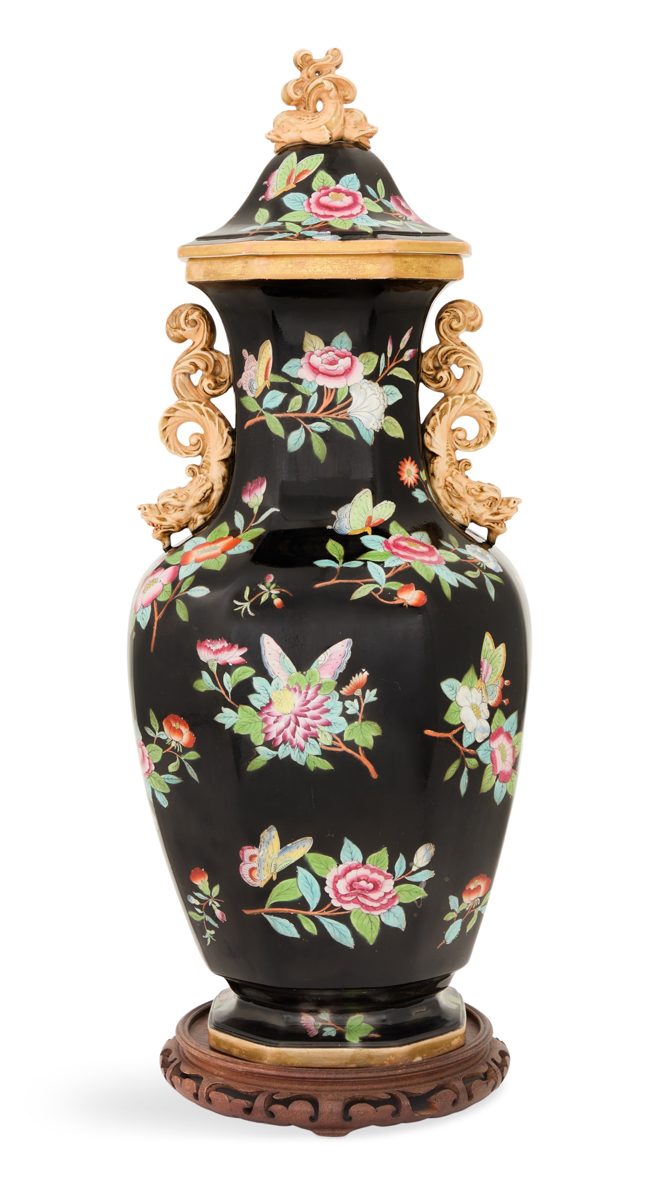 Ironstone Alcove Vase, Attributed To Mason's Auction