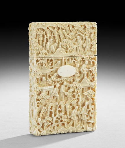 Chinese Carved Ivory Card Case - Mar 15, 2014 | New Orleans Auction ...