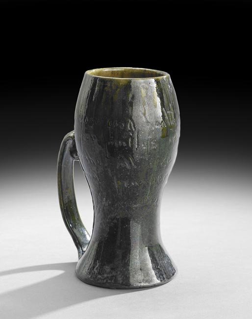 George Ohr "Joe Jefferson" mug, 3 1/8", marks - Nov 04, 2017 | Humler ...