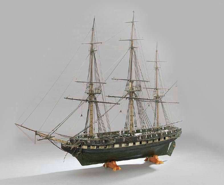 Monumental Model Of A Three Masted Frigate