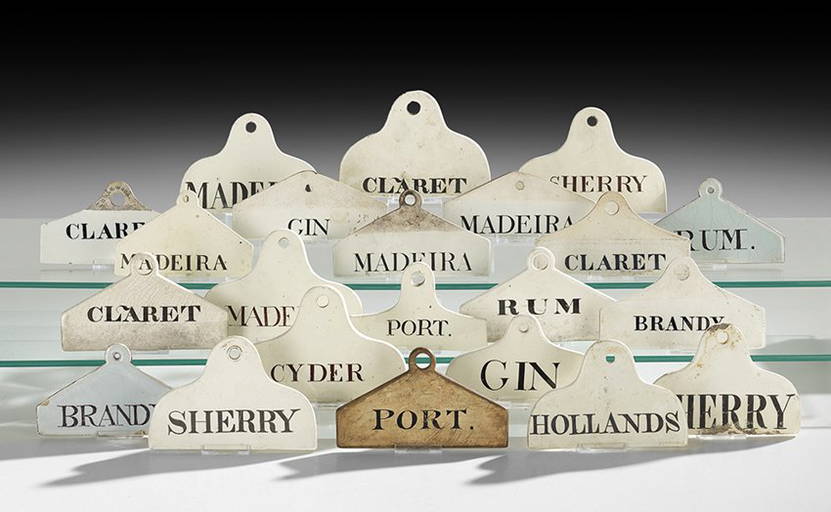 Twenty-Two English Pottery Wine Cask Labels - Dec 04, 2015 | New ...