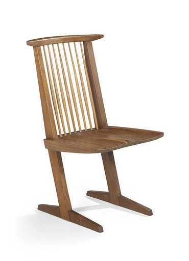 Nakashima Walnut Conoid Dining Chair