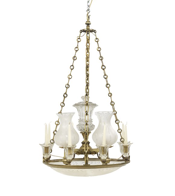 English Regency Bronze Argand Chandelier - Sep 26, 2020 | New Orleans ...