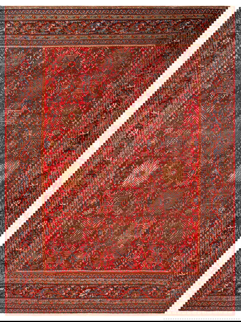 No Reserve - Antique Persian Sultanabad Rug 14 Ft X 10 Ft 7 In (4.26 M ...