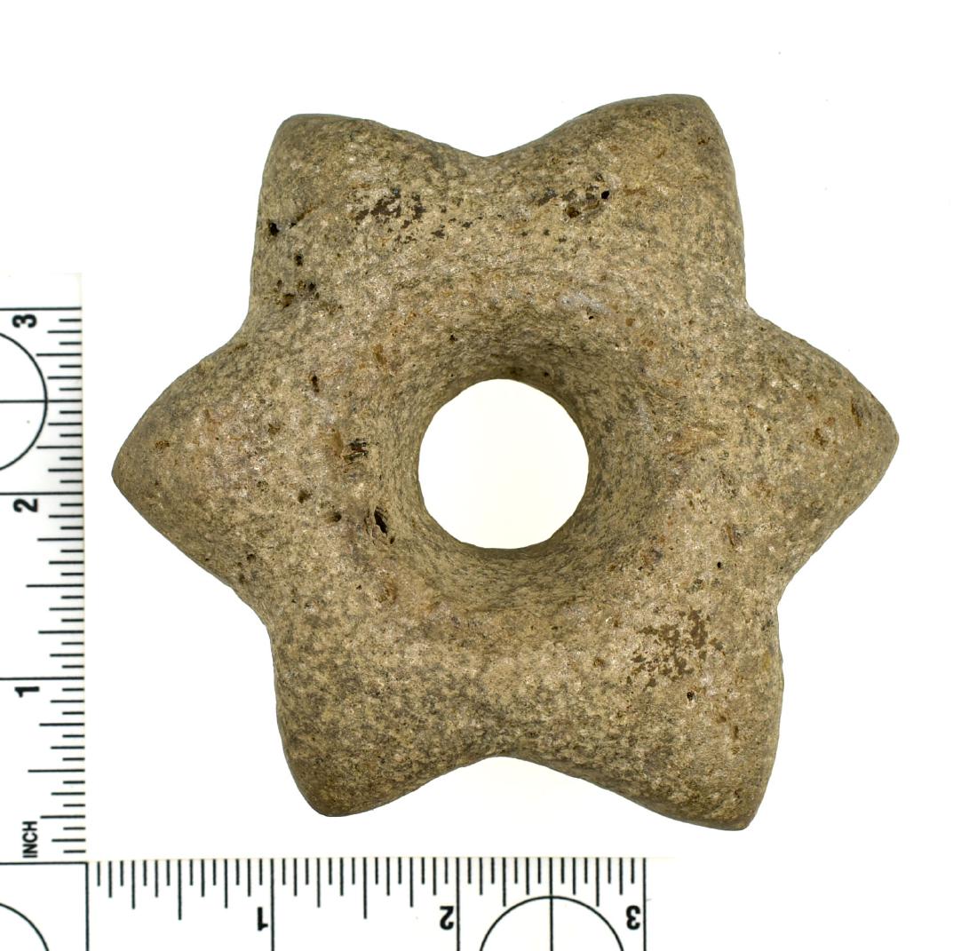 4 1/4" Chavin 6 Point Mace Head