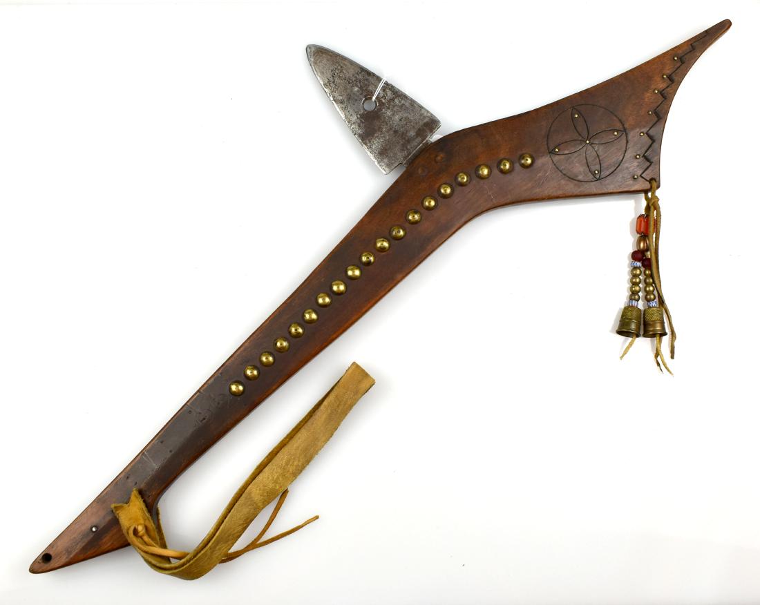 25-1/2" Gunstock Club Tomahawk *Decorative