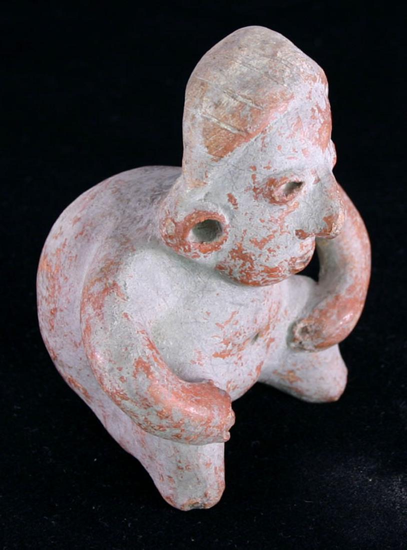FABULOUS TERRA COTTA NAYARIT HUNCHBACK DWARF EFFIGY
