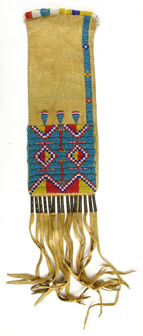 158: Native American Indian Beaded Pipe Bag