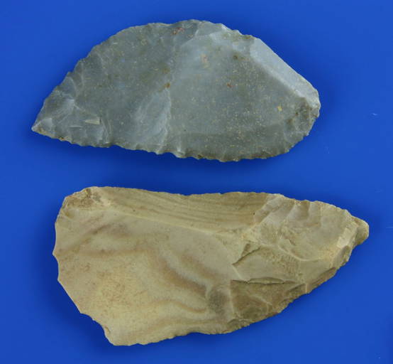 Pair Of Excellent Uniface Scrapers