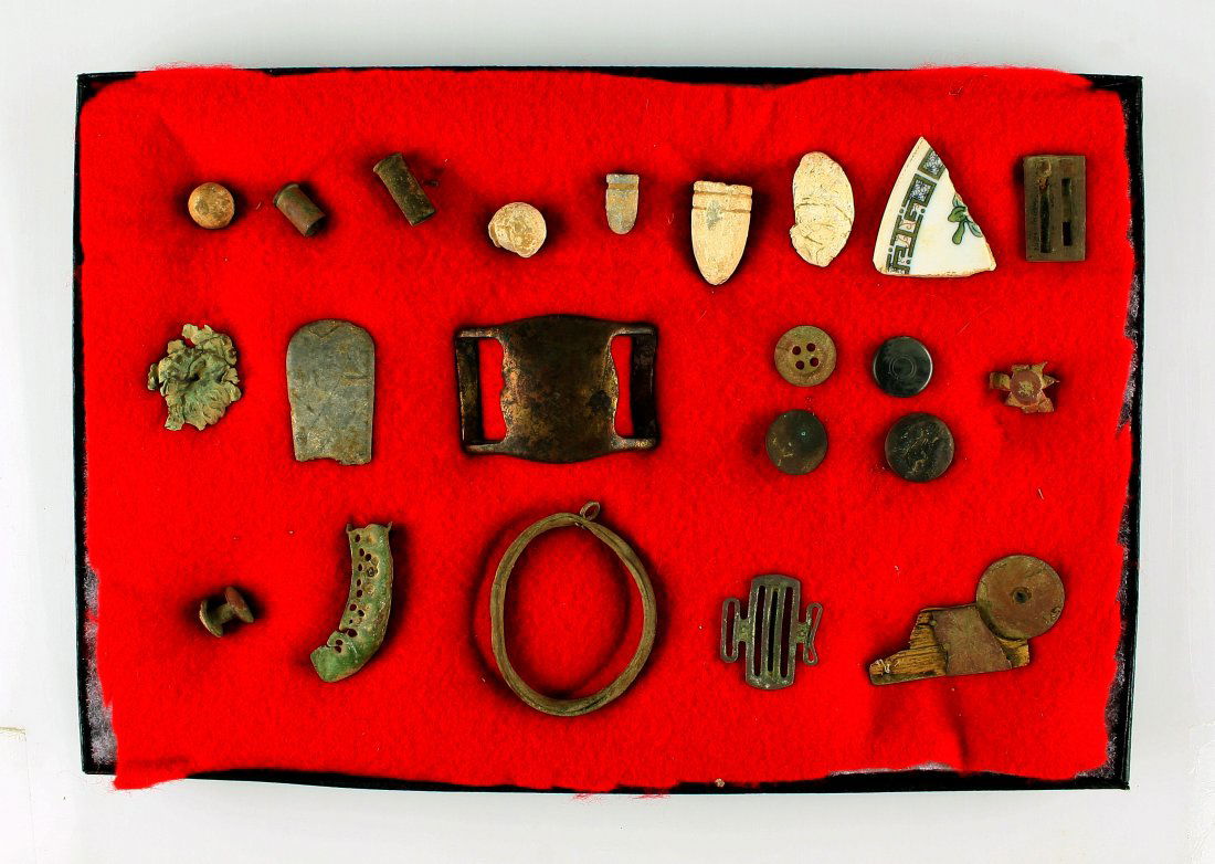 Civil War Artifacts Display