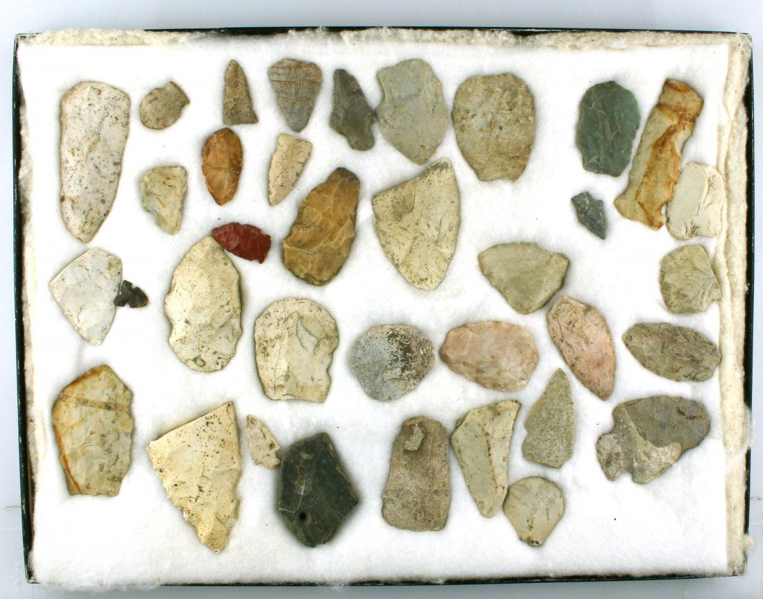 Assortment Of Flint Tools