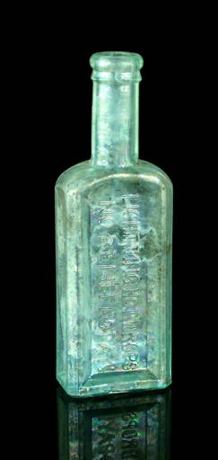 5 1/4" 'lightning Hot Drops' Bottle 1860 1903
