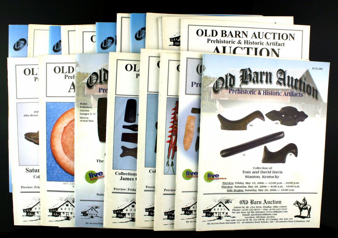 20 Old Barn Auction Catalogs