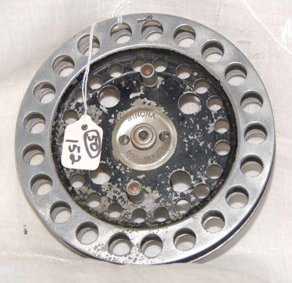 152: Boyer Mfg. Co. Winona Reel, in good cond.
