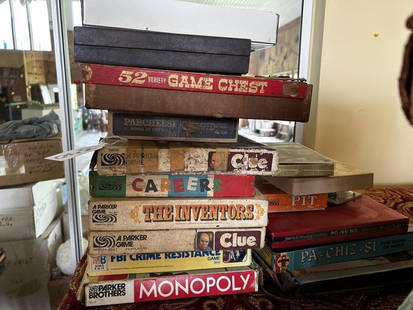 Antique & Vintage Board Games for Sale in Online Auctions