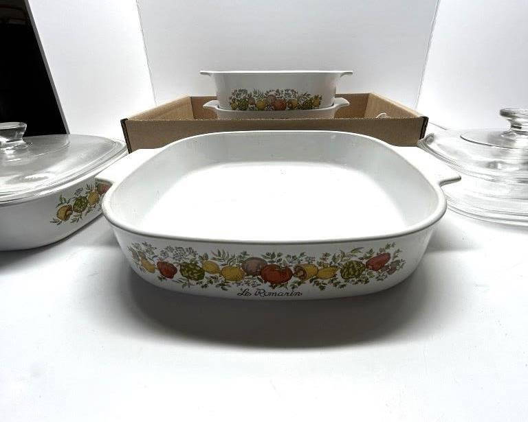Corningware Glass Cookware Set Auction