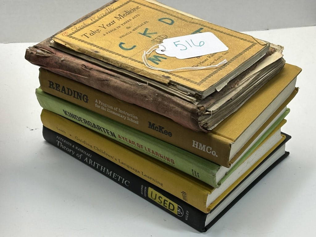 Vintage School Books Auction
