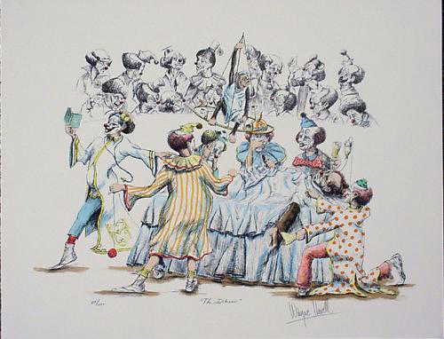 Wayne Howell Doctor Clowns Medical INTERNS Art Print