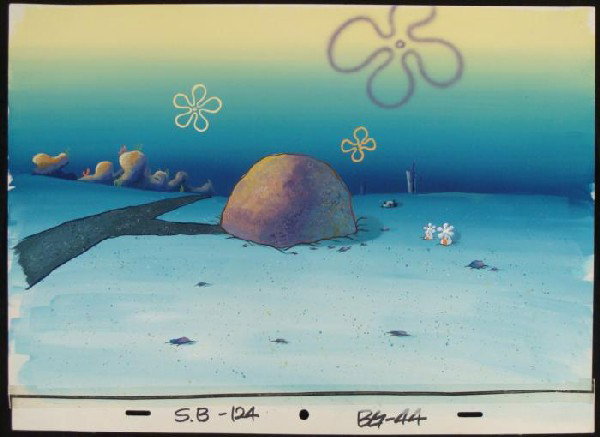 Patrick House Background Spongebob Original Production