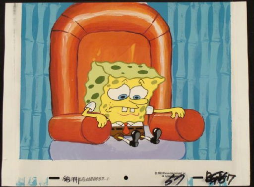 Lifesaver Chair Sit Cel SpongeBob Animation Original - Jul 28, 2010 ...
